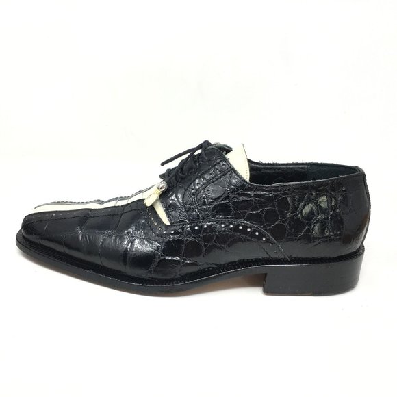 Fennix | Shoes | Mens Fennix Italy Oxfords Shoes Size 5 Black White ...